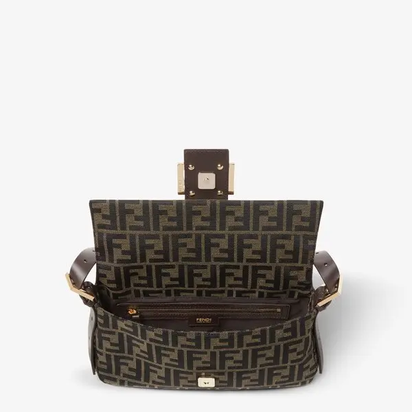 Fendi Baguette® 26424 Ff Zucca Jacquard Fabric Bag